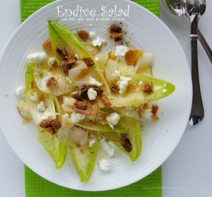 Endive Salad - The Culinary Chase
