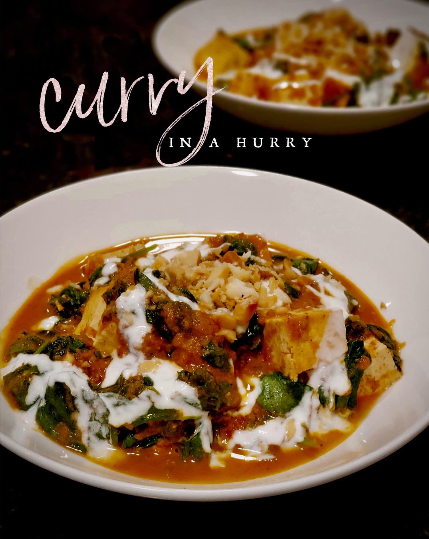 tofu curry (in a hurry!) - The Culinary Chase