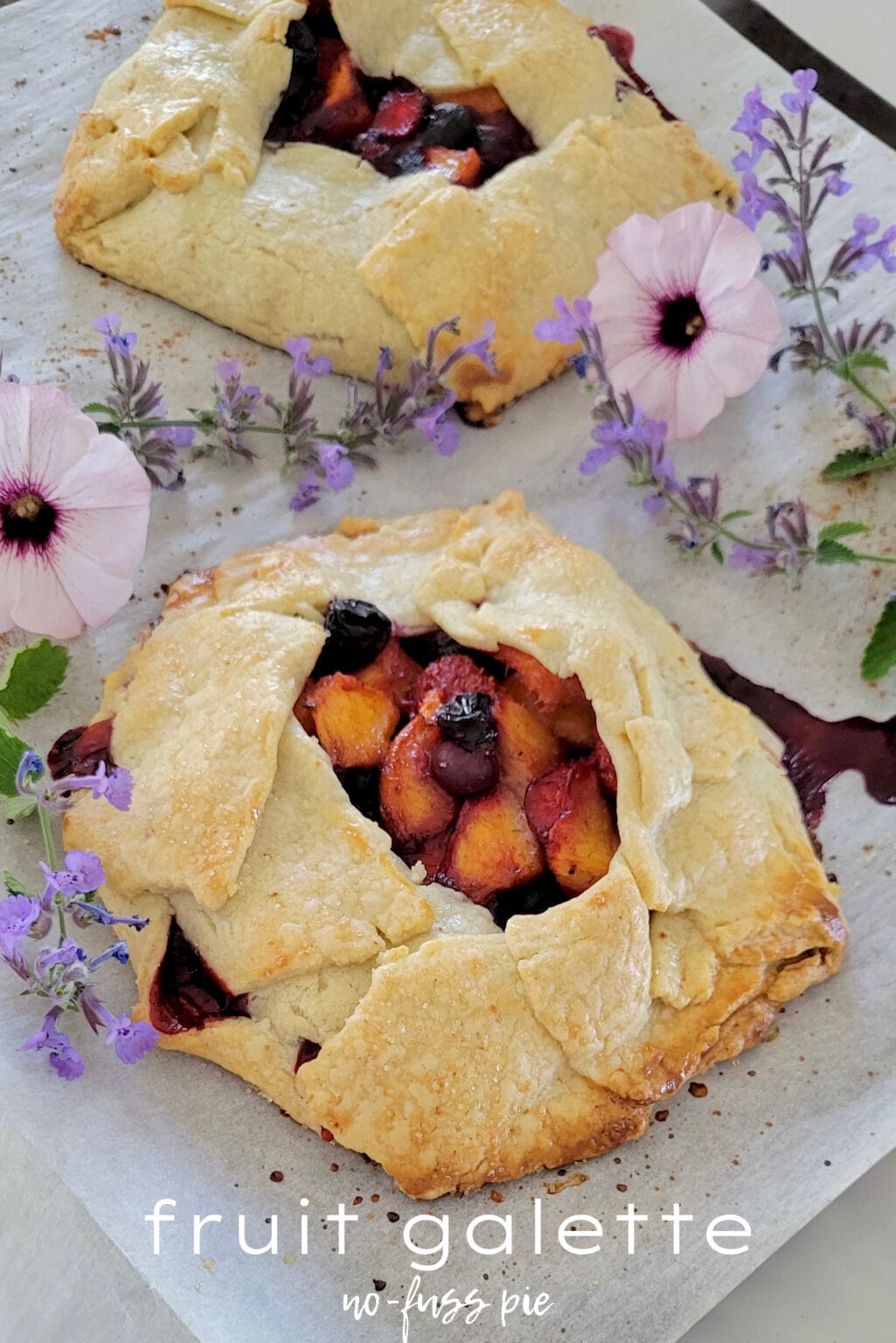 fruit galette (rustic easy-to-make pie) - The Culinary Chase