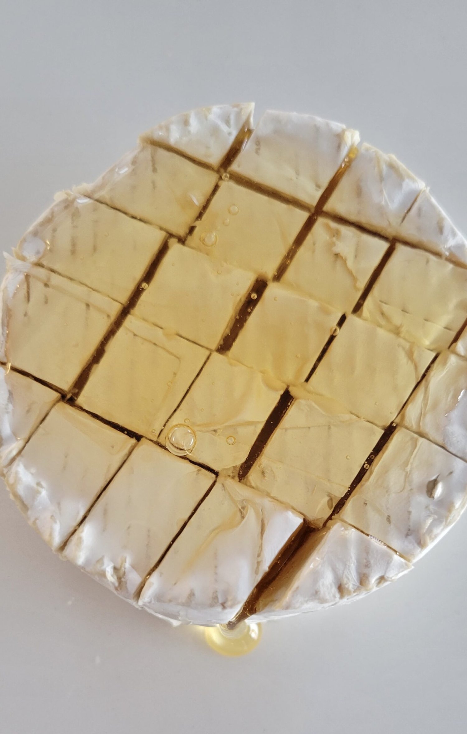 fried brie with honey - The Culinary Chase