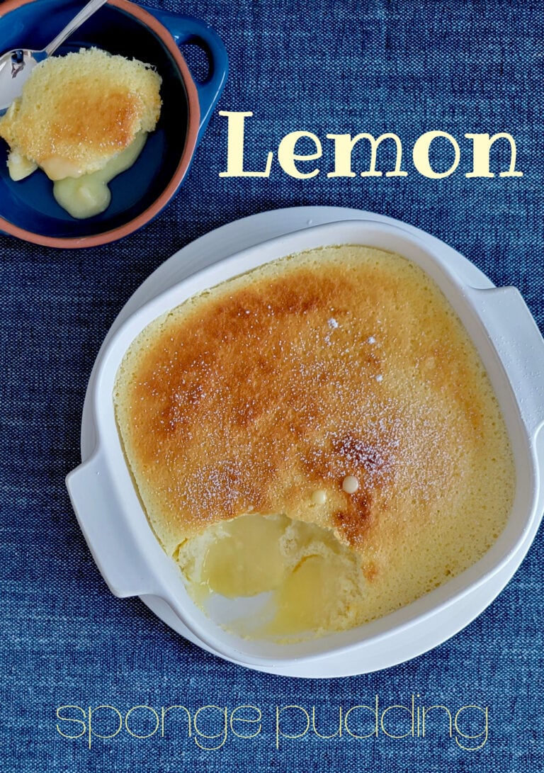 lemon sponge pudding - The Culinary Chase