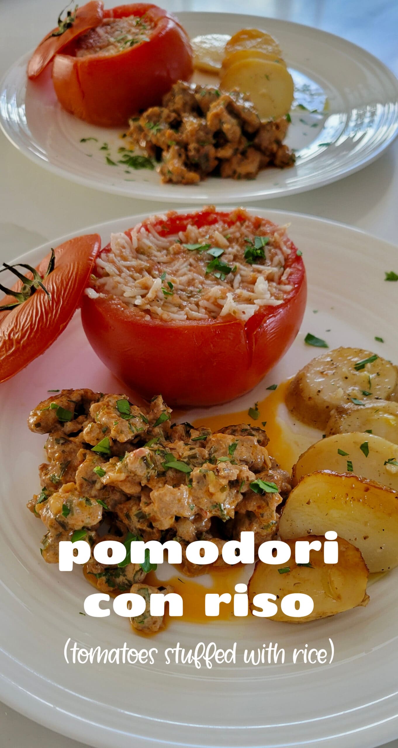 pomodori con riso (tomatoes with rice) - The Culinary Chase