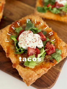 puff pastry tacos - The Culinary Chase