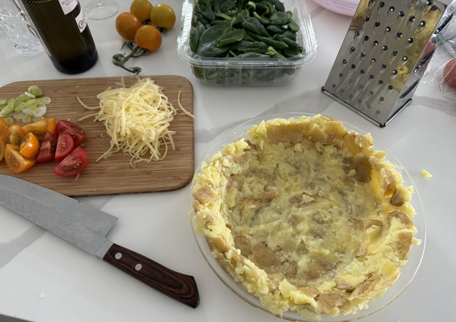 smashed potato pie - The Culinary Chase